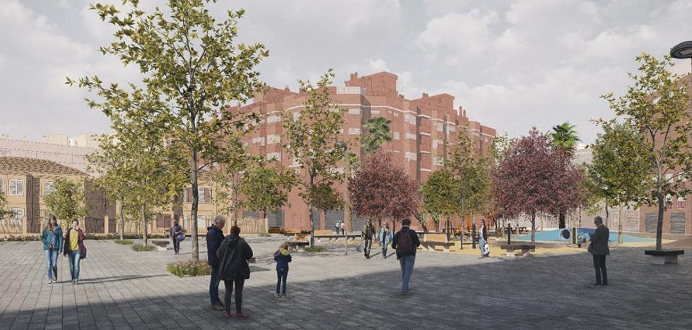 Obras en Valencia: nueva plaza peatonal | Valencia tendrá una nueva plaza peatonal con más de 6. ...